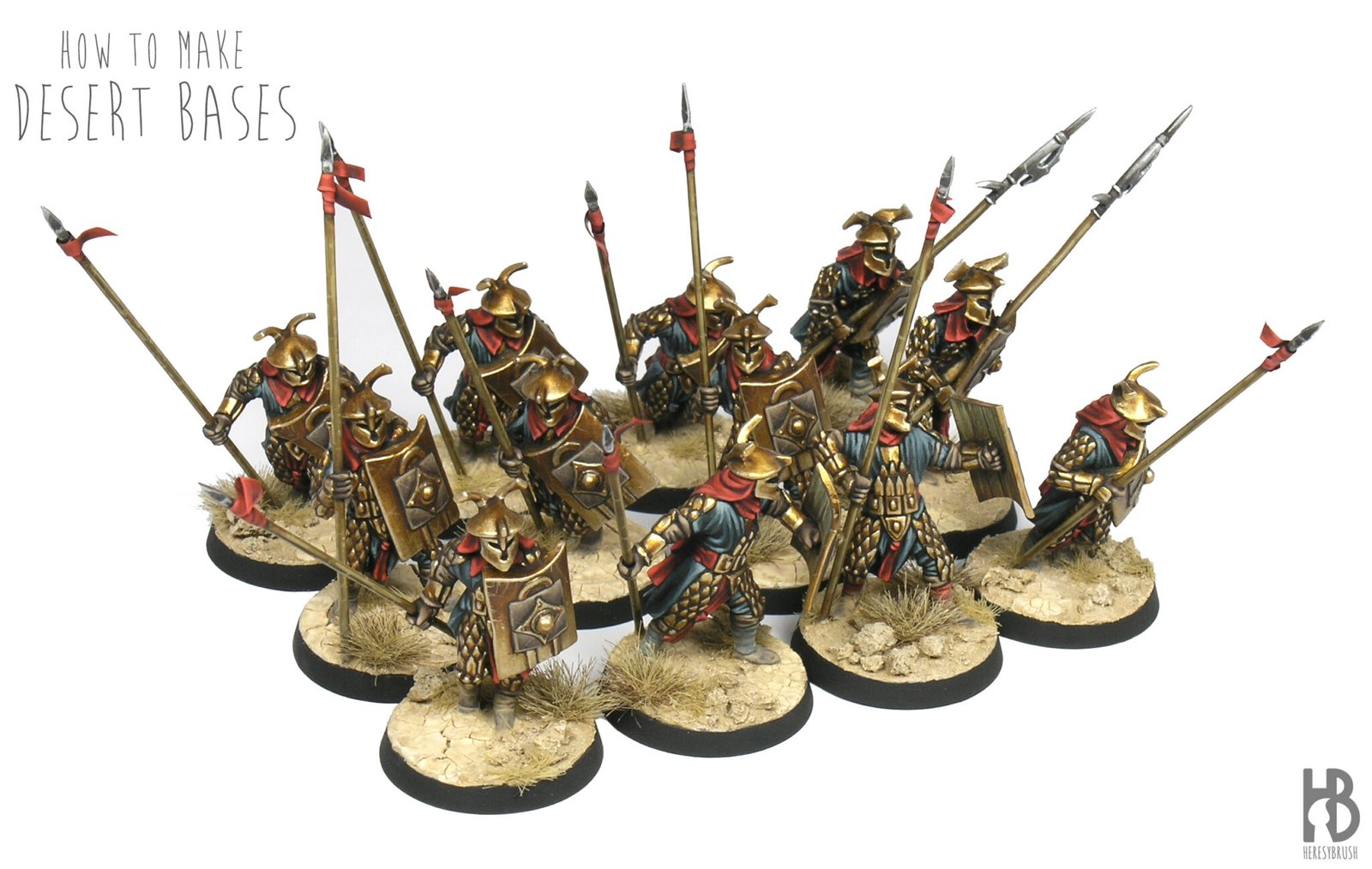 How to create desert bases – HeresyBrush